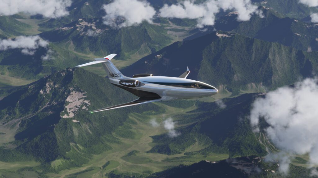 World’s newest luxury transonic jet swaps windows with ‘supernatural ...
